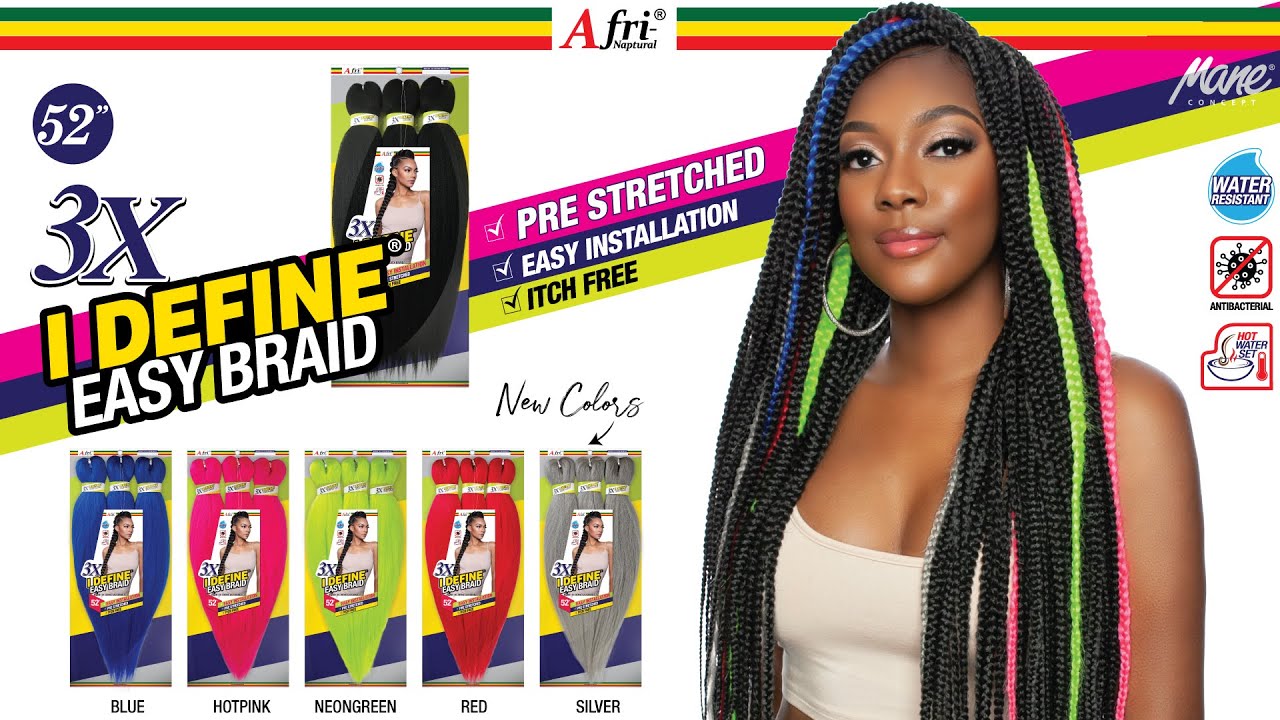 Mane concept- NEW COLORS ADDED TO BRD301-3X I DEFINE EASY BRAID 52 ...