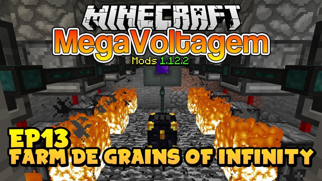 [Minecraft] MegaVoltagem 1.12.2 - EP 13 - Farm de Grains of Infinity ...