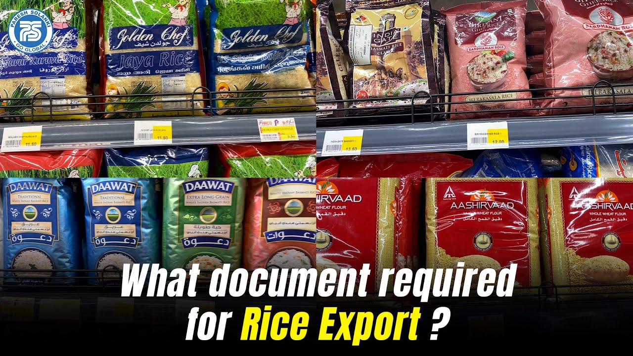 How to Export Rice ? | What document required for Rice Export ...
