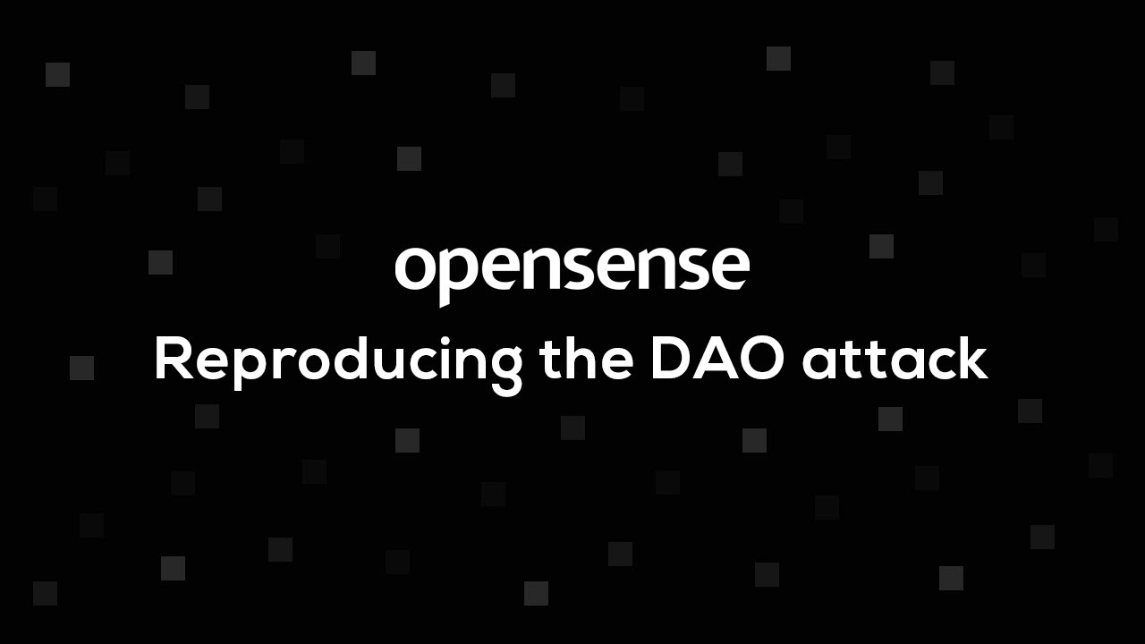 Reproducing the DAO attack - Part 1 - YouTube