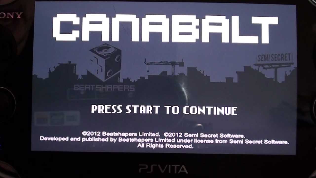 PS Vita Canabalt Review (PS Vita PSP Minis) - YouTube