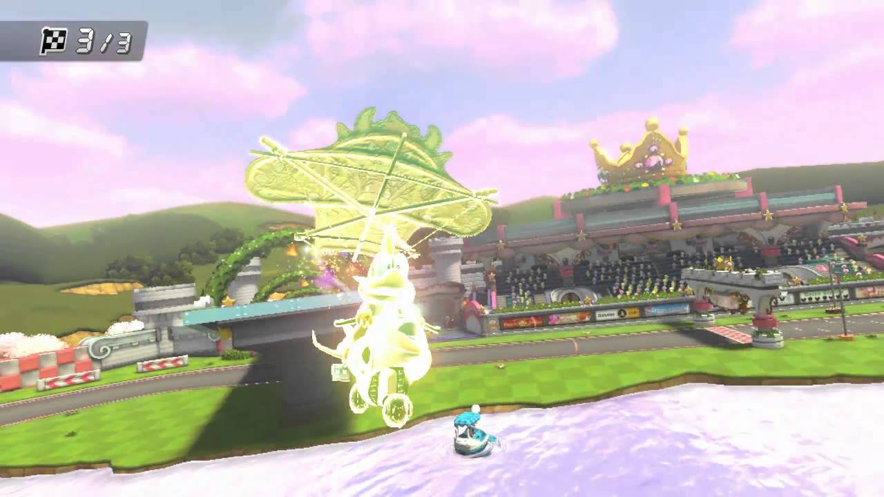 Wii U - Mario Kart 8 - (N64) Royal Raceway - YouTube