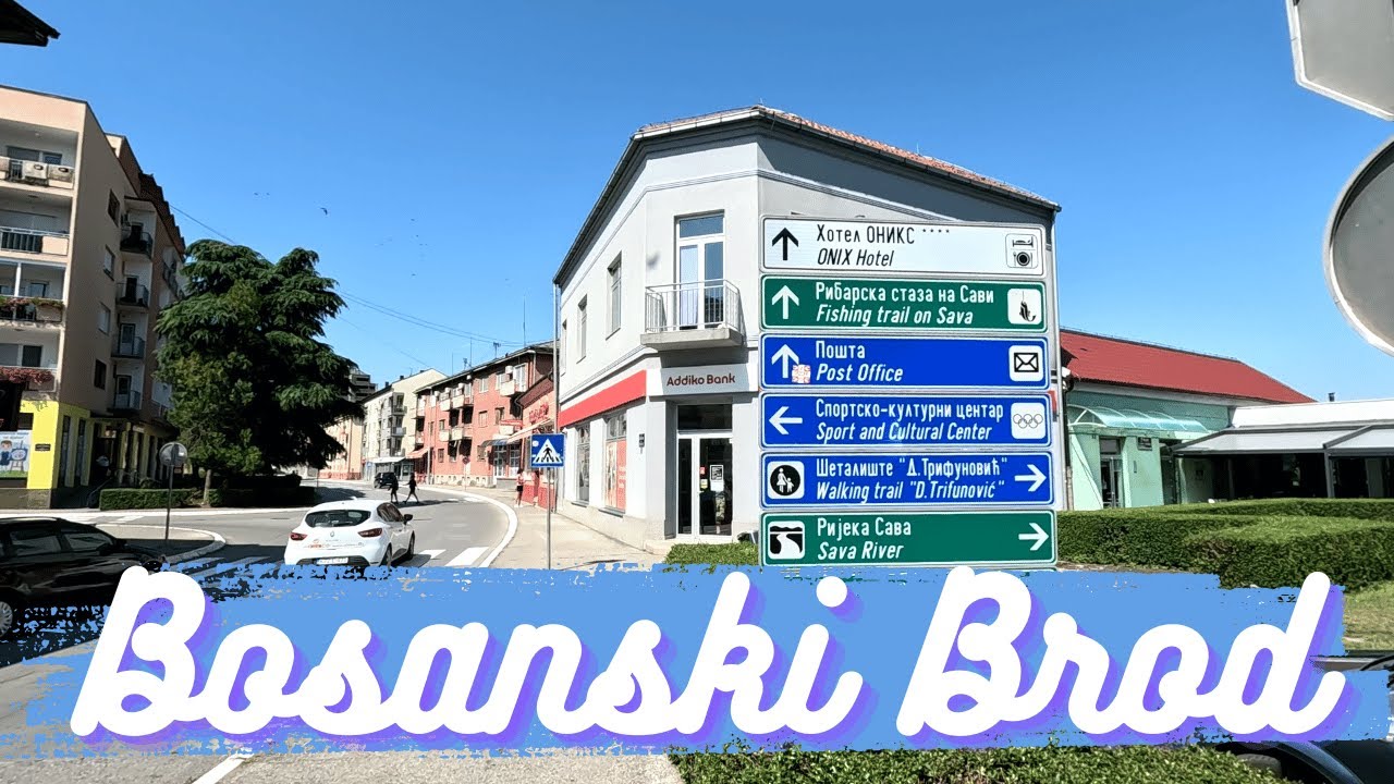 Bosanski Brod : Walking Tour - YouTube