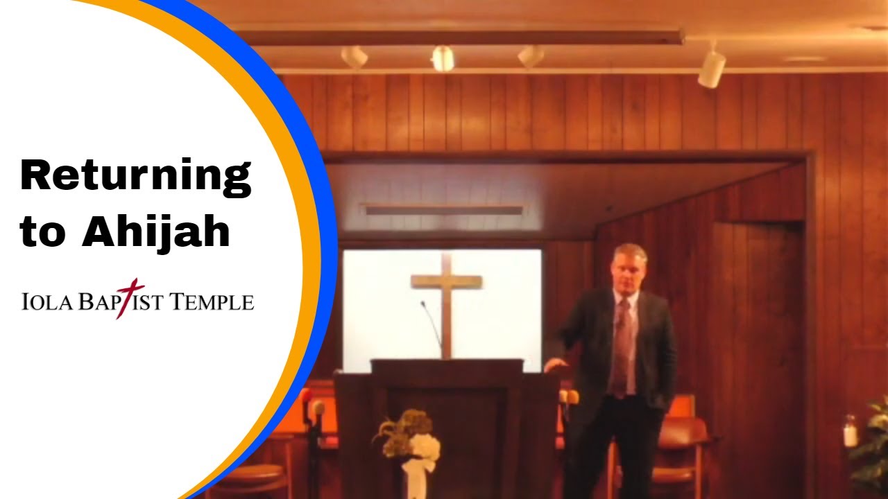 Returning to Ahijah - YouTube