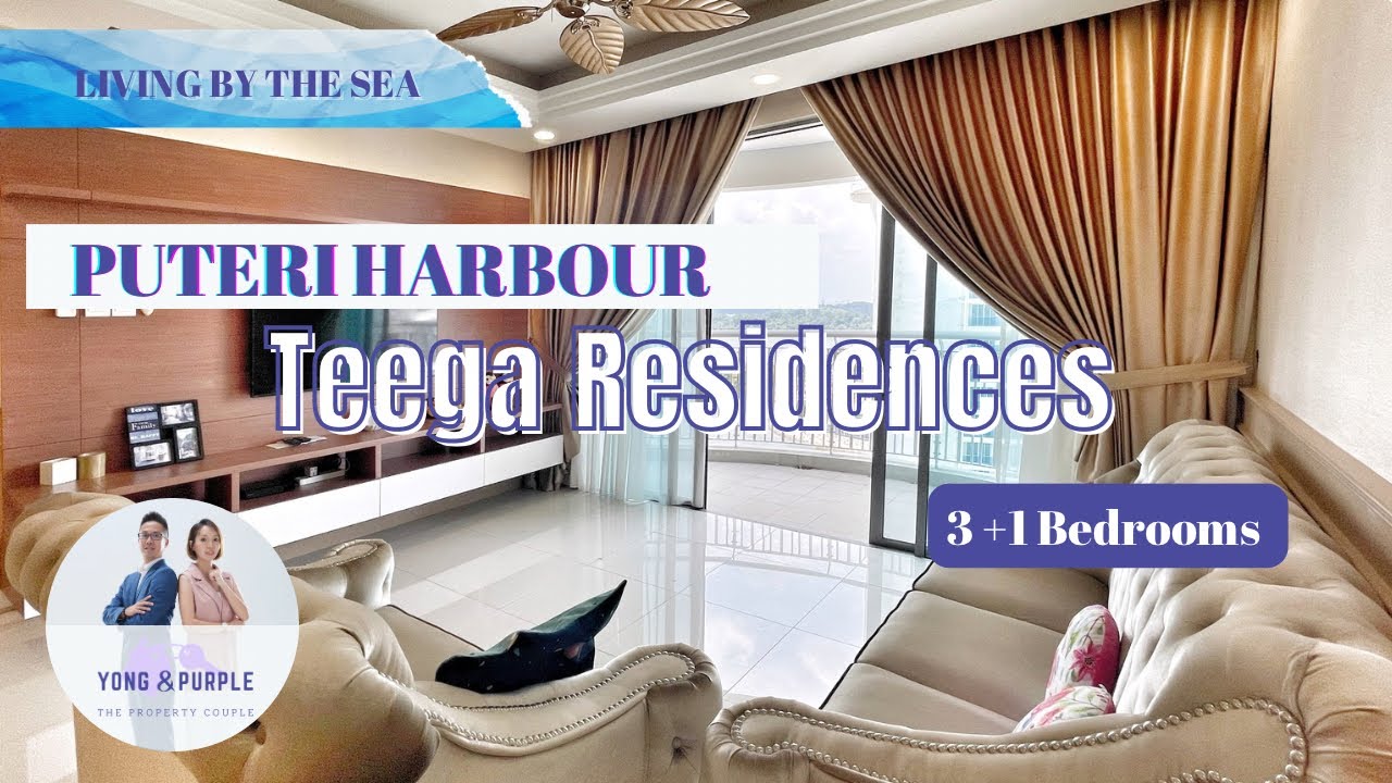 Teega Residences • Puteri Harbour • 3+1 Bedroom Condominium | Living By ...