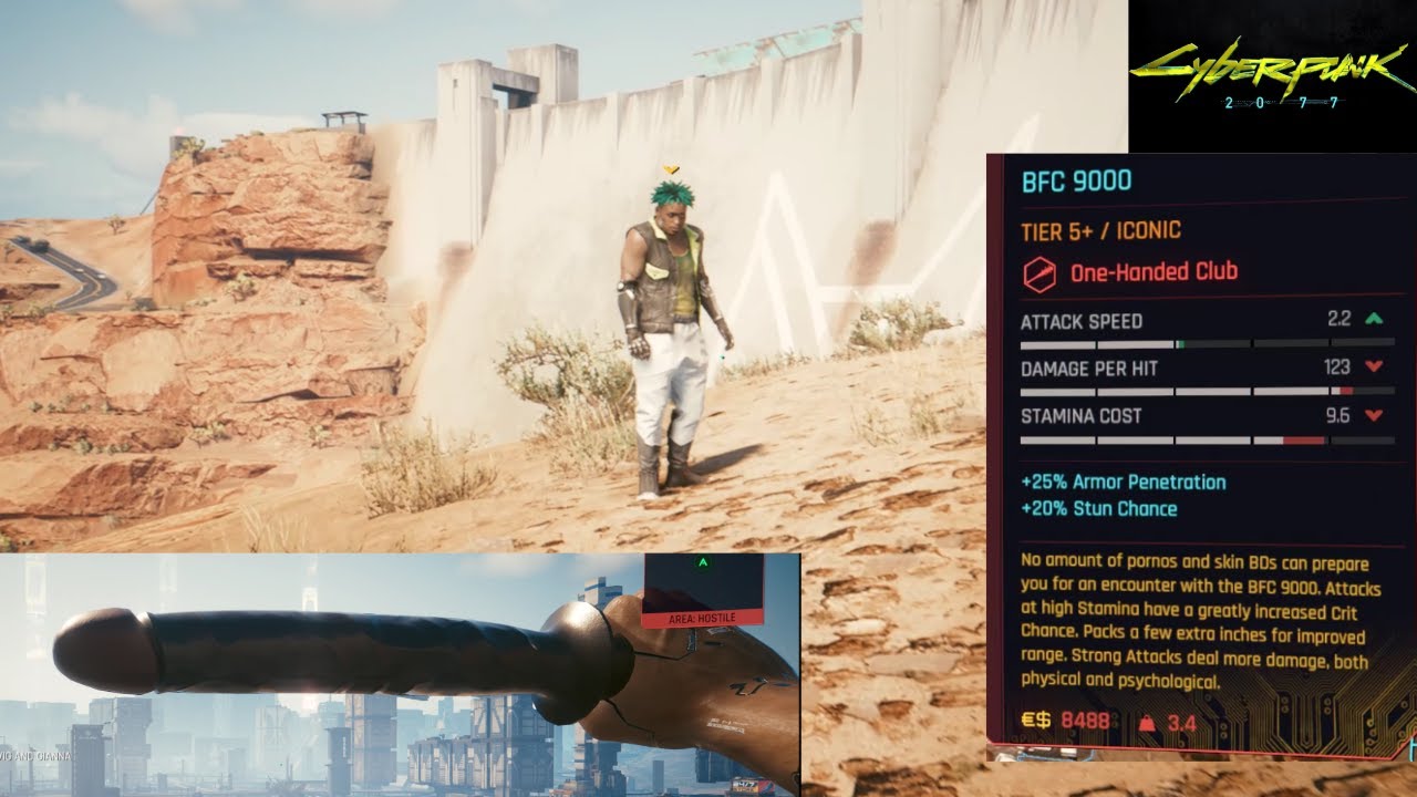 How to get the BFC9000 Weapon in Cyberpunk 2077 - YouTube