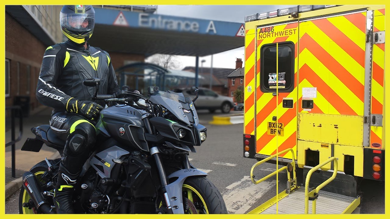 Riding my motorbike during Covid-19 lockdown! | (delivering PPE to the ...