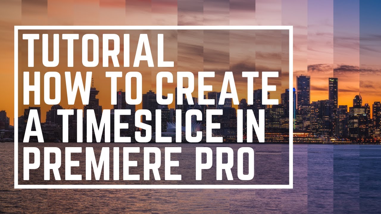 Tutorial - How to create a Timeslice in Premiere Pro - YouTube