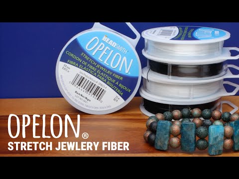 The Beadsmith Opelon Stretch Cord – Elastic Beading Fiber, Make Long ...