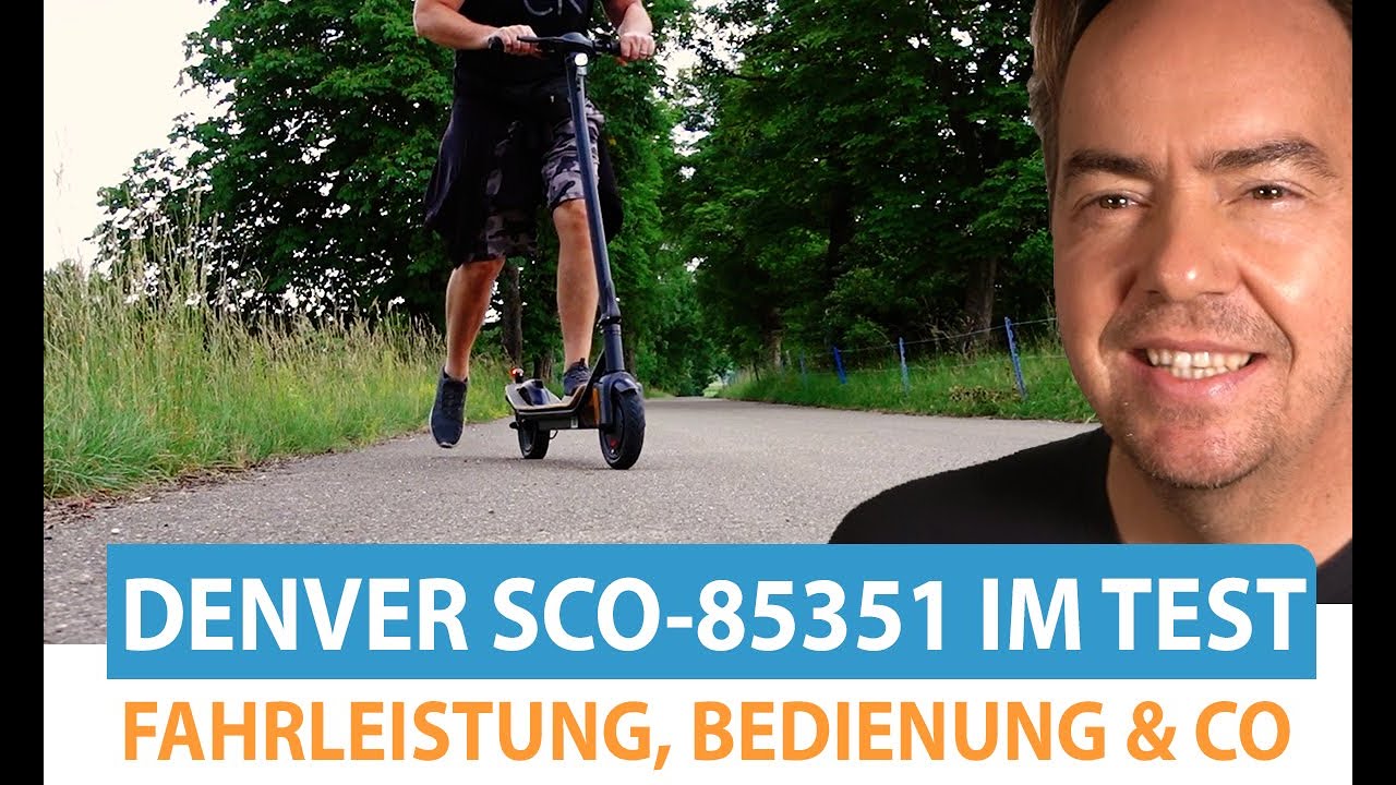 Denver E-Scooter SCO-85351 THOR im Test - Fahrleistungen & Komfort ...
