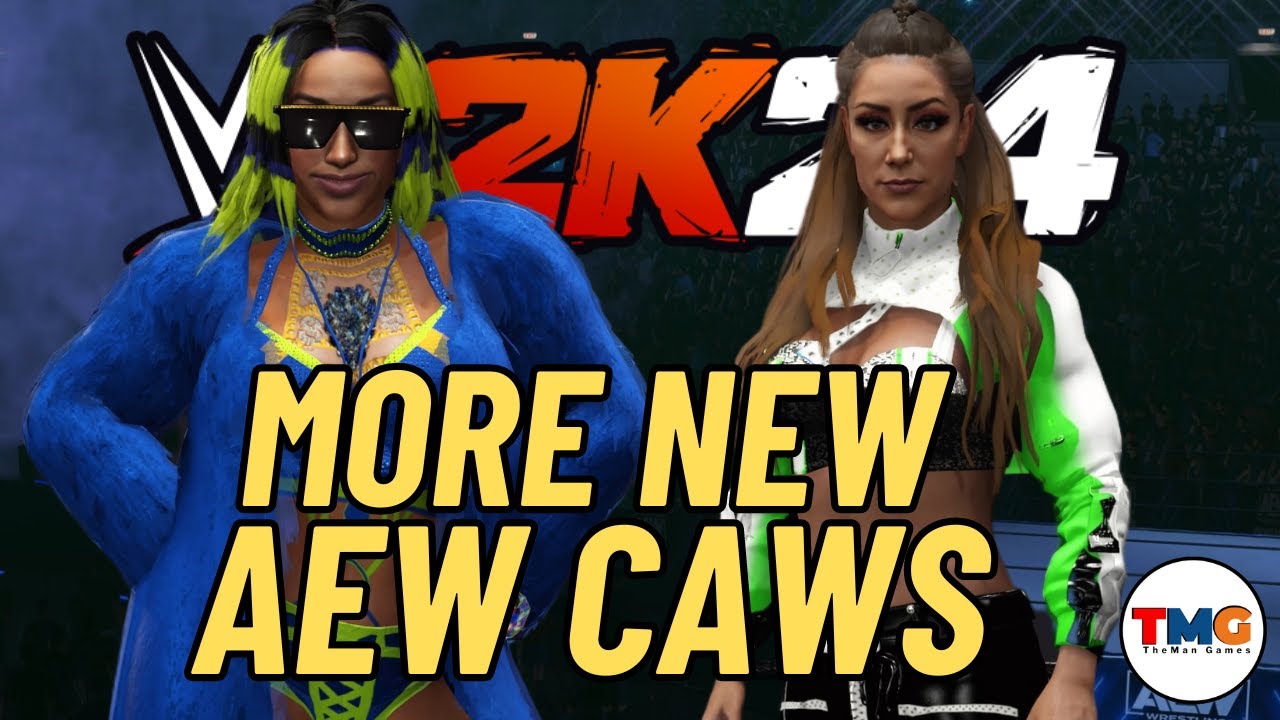 WWE 2K24 : Where to find more NEW AEW Creations - YouTube