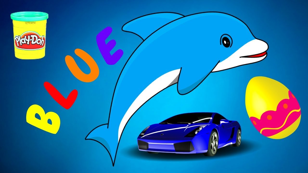 Learn Colour Blue | Preschool Color Fun - YouTube