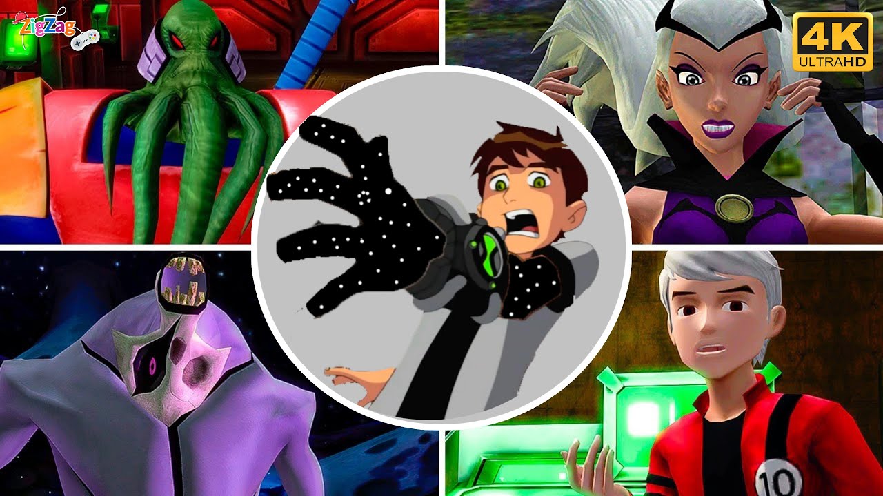 Ben 10 Alien Force Vilgax Attacks 4K | All Bosses + End Cutscenes ...