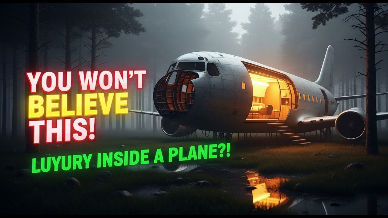 24 Hours Inside a Boeing 727 ️ You Won’t Believe the Hidden Luxury! # ...