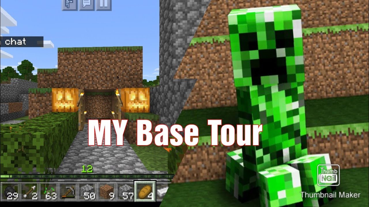 Minecraft base tour ( week #1) - YouTube