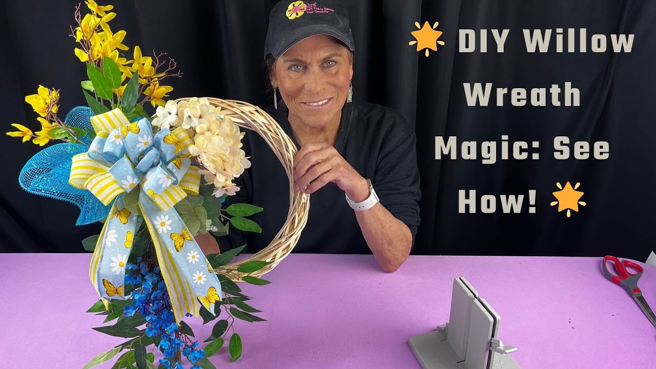 🌟 DIY Willow Wreath Magic: See How! 🌟 - YouTube
