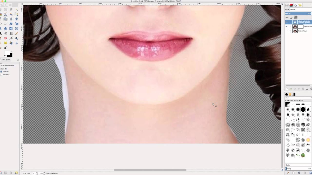 Gimp Layer Mask Cutout - YouTube