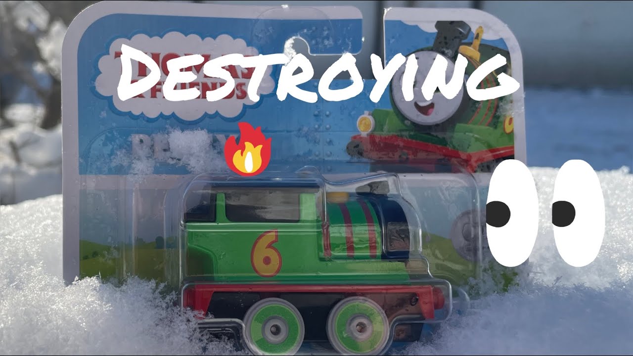 Destroying Push Along All engines Go Percy - YouTube
