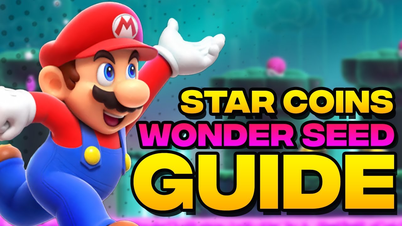 Swamp Pipe Crawl FLOWER COIN + WONDER SEED LOCATIONS Super Mario Wonder ...