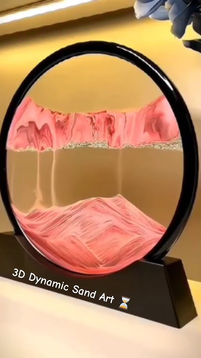 Create Beautiful Ever-Changing Art with 3D Dynamic Sand! 🌊🎨 #ArtLovers ...