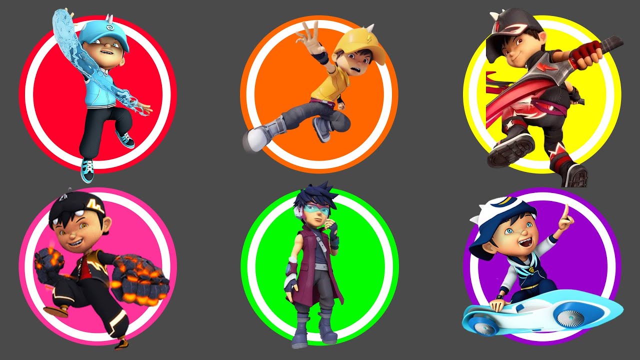 Boboiboy Galaxy : Boboiboy Petir, Boboiboy Topan, Boboiboy Gempa ...