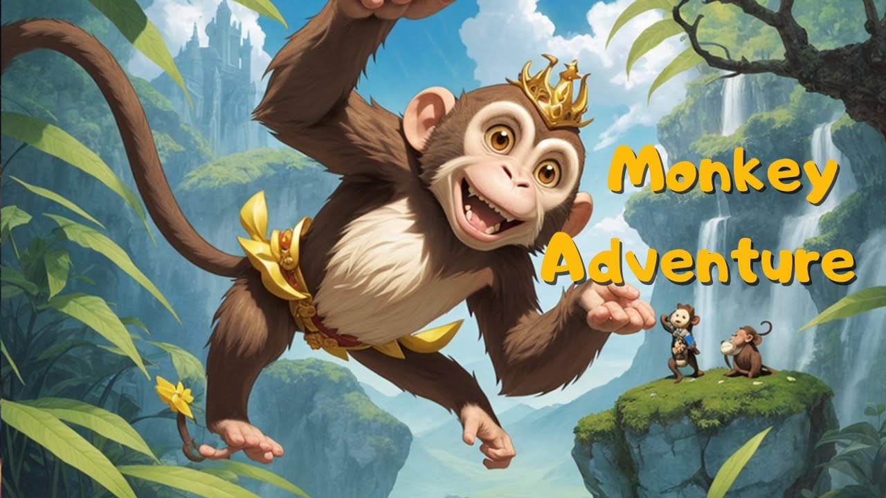 🌈 "Magical Monkey Adventure: A Rainbow Journey to Dreamland" 🐒🌟 - YouTube