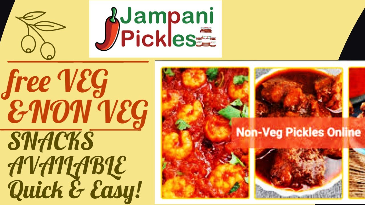 ఫ్రీ గా పచ్చడ్లు||any type of pickles for free in jampani pickles ...