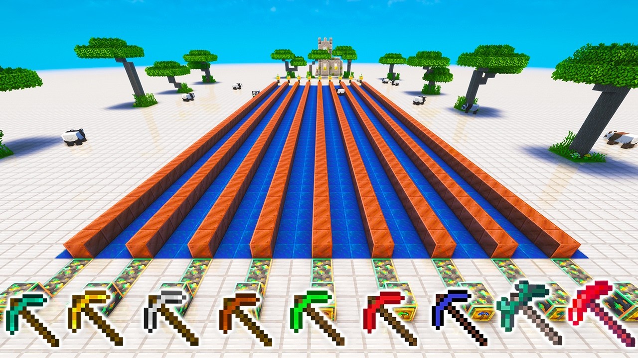 Ranking Every Pickaxe in Minecraft - YouTube