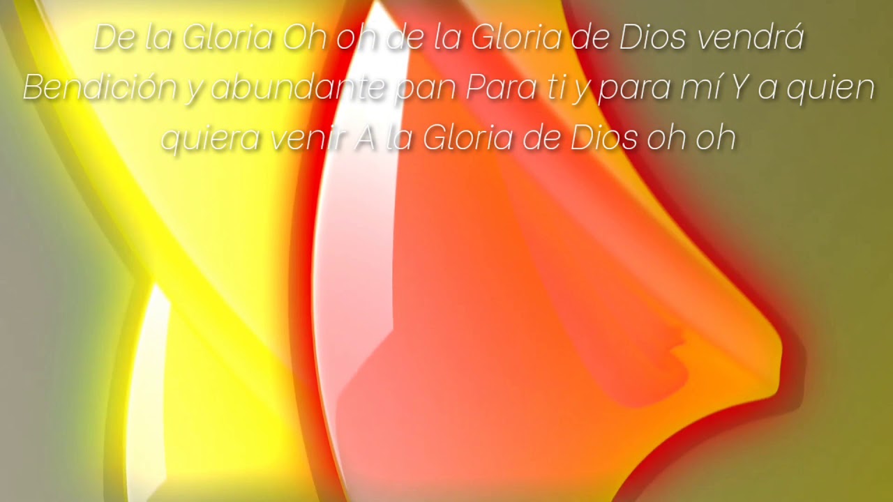 La Gloria De Dios Evaluna Montaner Y Ricardo Montaner Letra - YouTube