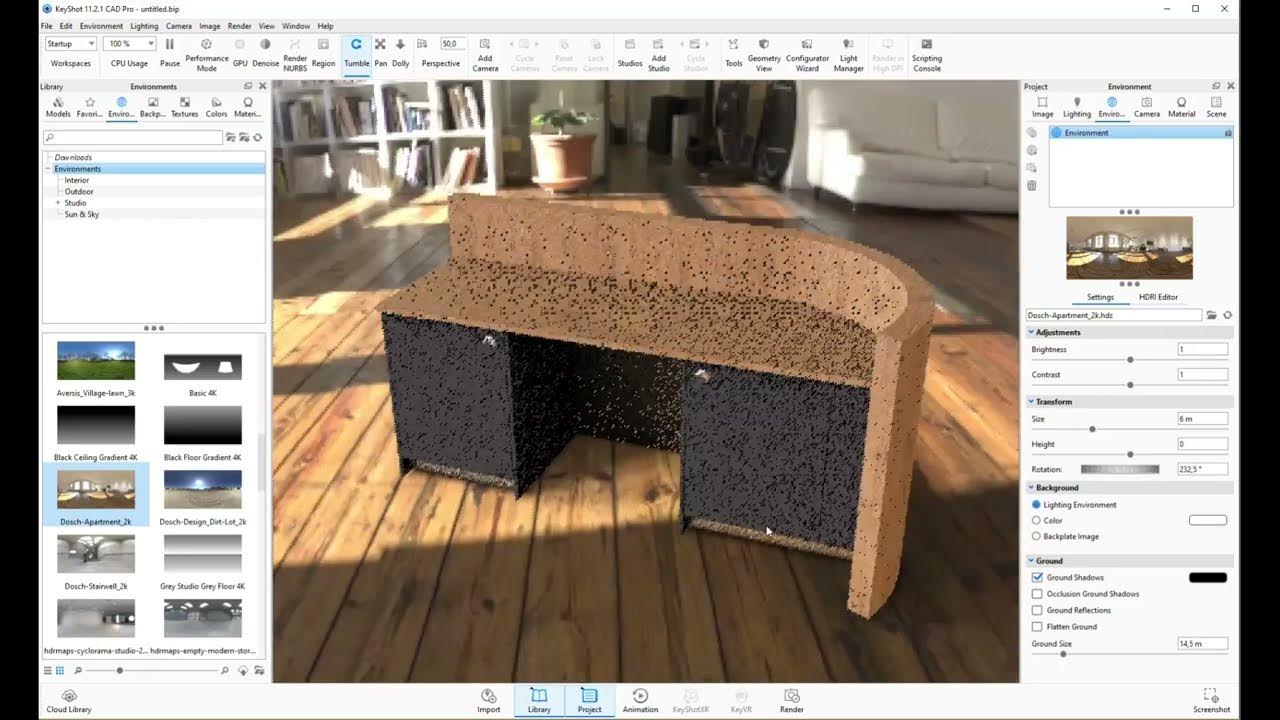 IronCAD - Keyshot Render - Deel 11 videoserie balie - YouTube