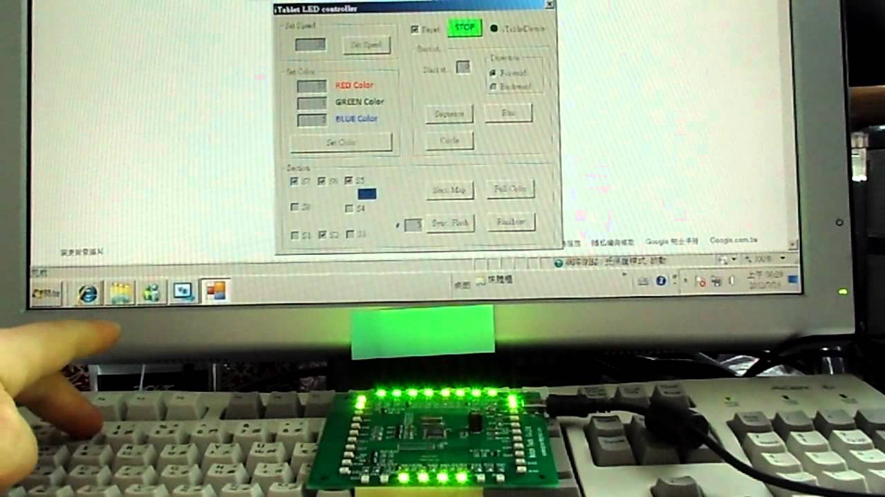 RGB LED control byUSB of PC - YouTube