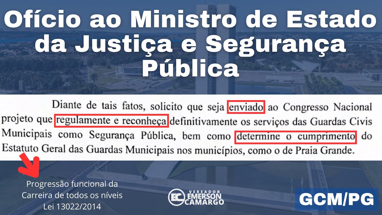 GCM/PG - Assunto: 1) Cumprimento do Estatuto Geral da GCM 2 ...