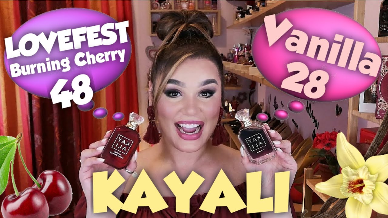 APAIXONADA 😍 Perfumes KAYALI: Lovefest Burning Cherry 48 e Vanilla 28! - YouTube