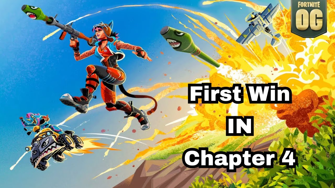 First Win In New OG Fortnite Update. (Chapter 4) - YouTube