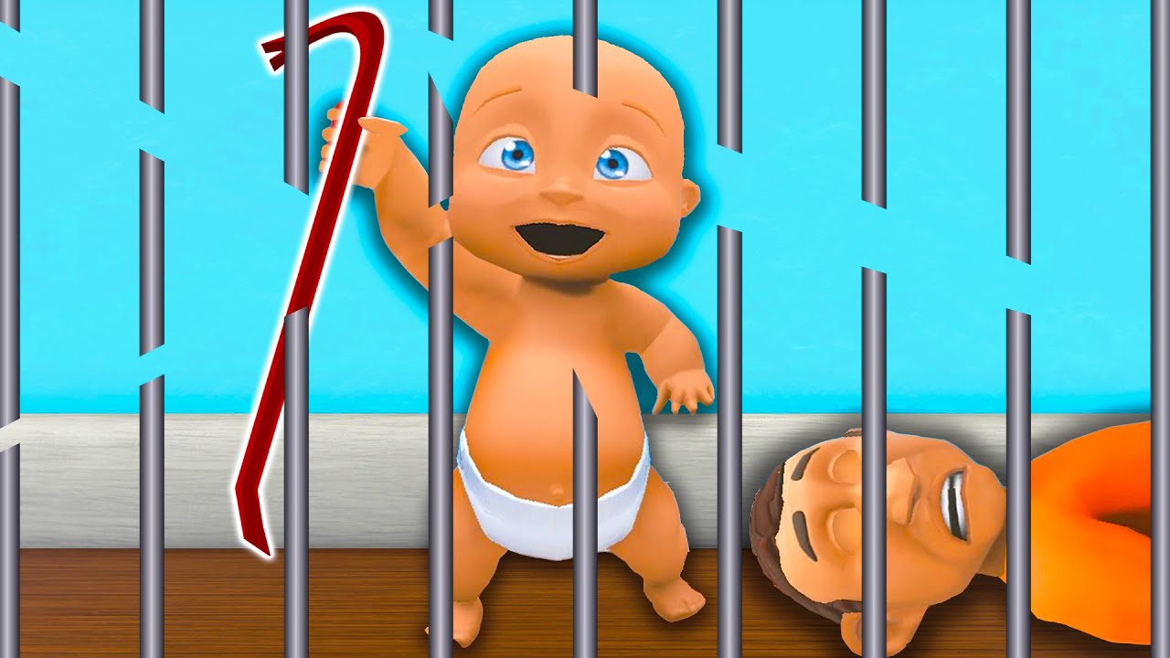 Baby Escapes Crazy PRISON... (Who's Your Daddy?) - YouTube