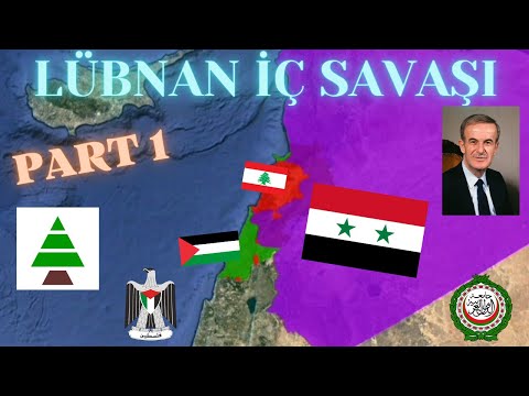Lübnan İç Savaşı - Haritalı Üzerinde Anlatım (Part 1)