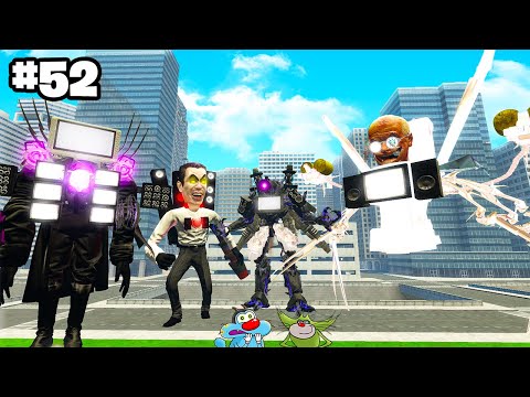 Mecha Speakerman vs Clown Skibidi Toilet Team Battle Between Oggy And Jack Team - YouTube