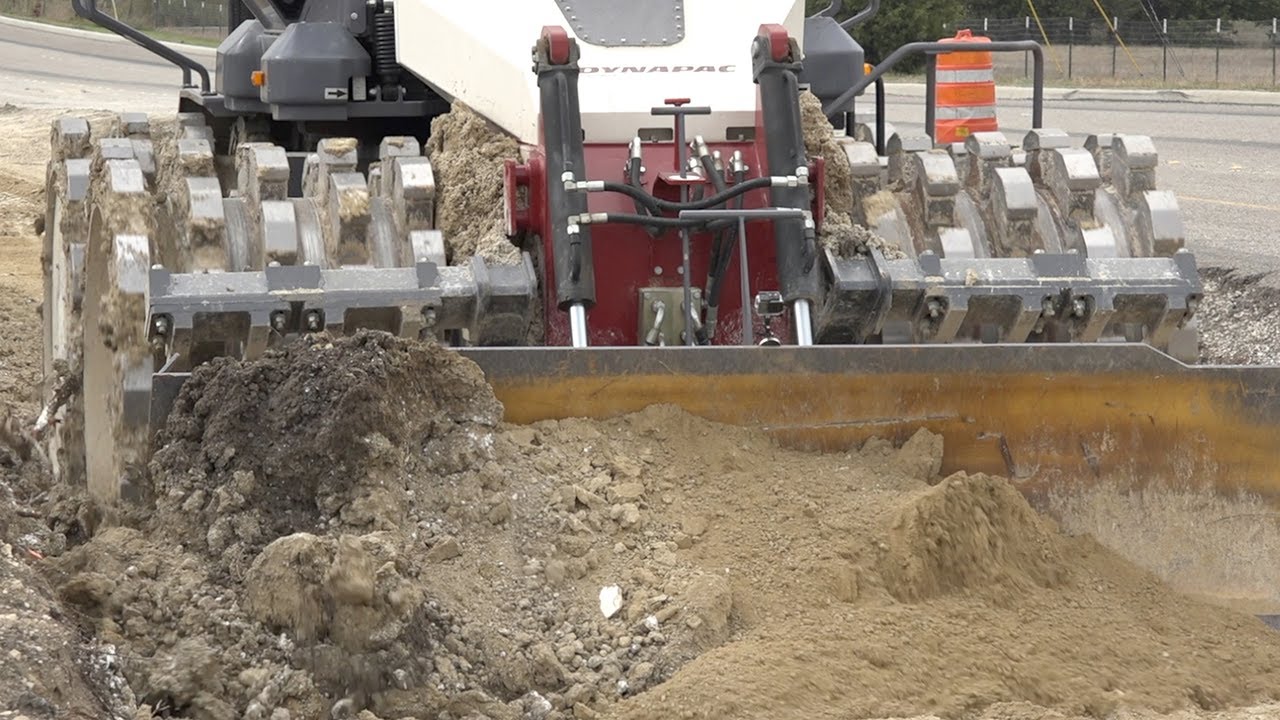See the Dynapac CT3000 Tamping Compactor in Action - Central Texas ...