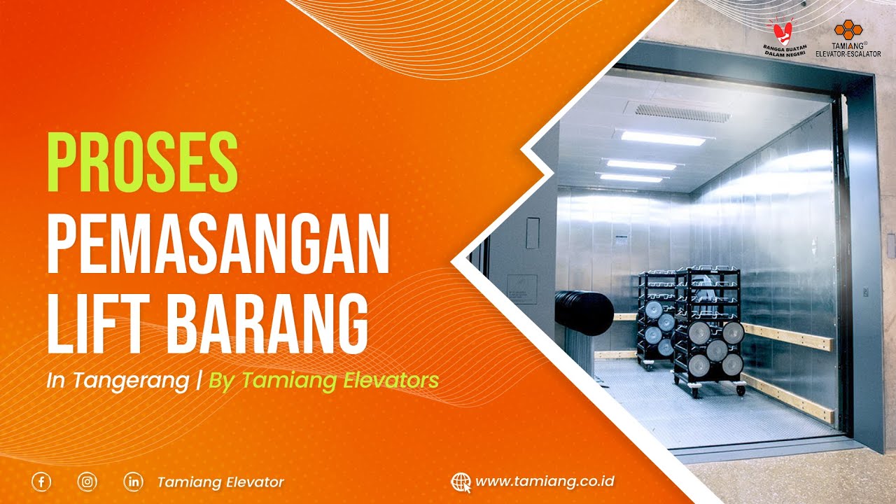 Proses Pemasangan Lift Barang ( Freight Elevator ) di Tangerang - YouTube