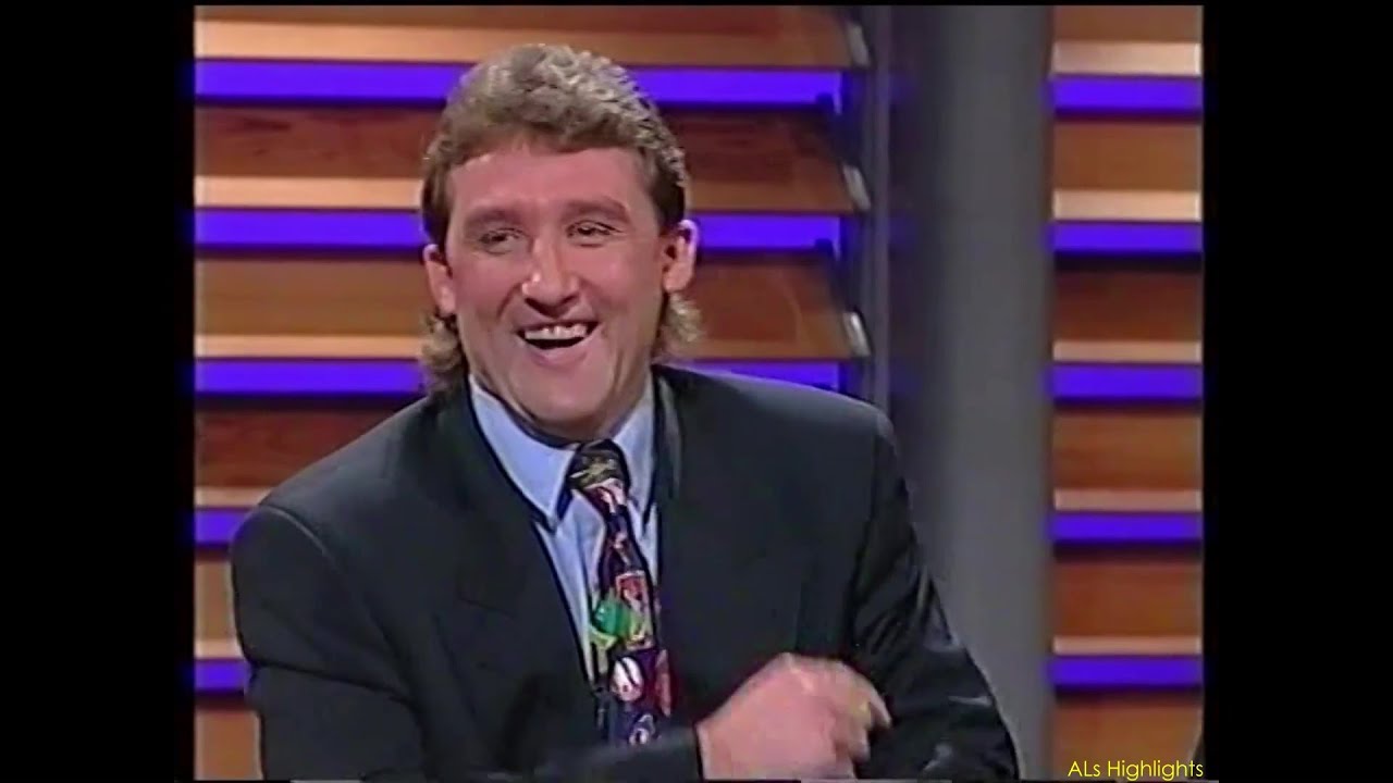 Doug Hawkins & some players' partners on The Footy Show, 1994 Round 9 ...