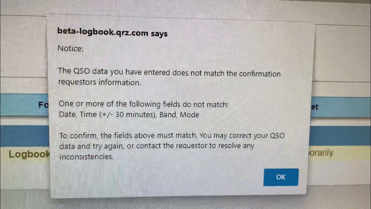 QRZ LOG BOOK (LOGGING ISSUE) - YouTube