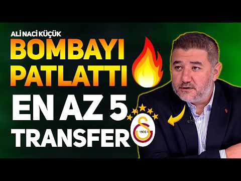 FLAŞ GELİŞME! ALİ NACİ KÜÇÜK GALATASARAY BOMBALARINI PATLATTI! EN AZ 5 TRANSFER YAPILACAK!