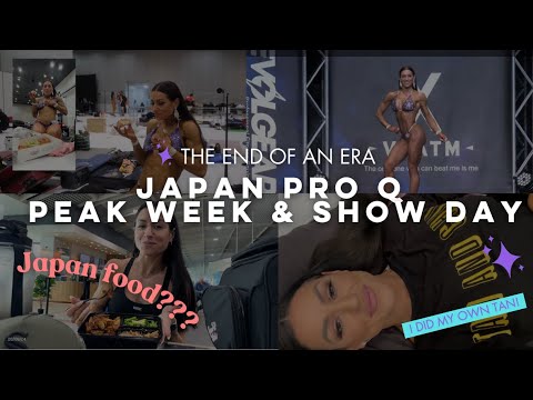 IFBB BIKINI PREP VLOG | JAPAN PRO Q PEAK WEEK & SHOW DAY! | MISS KATH - YouTube