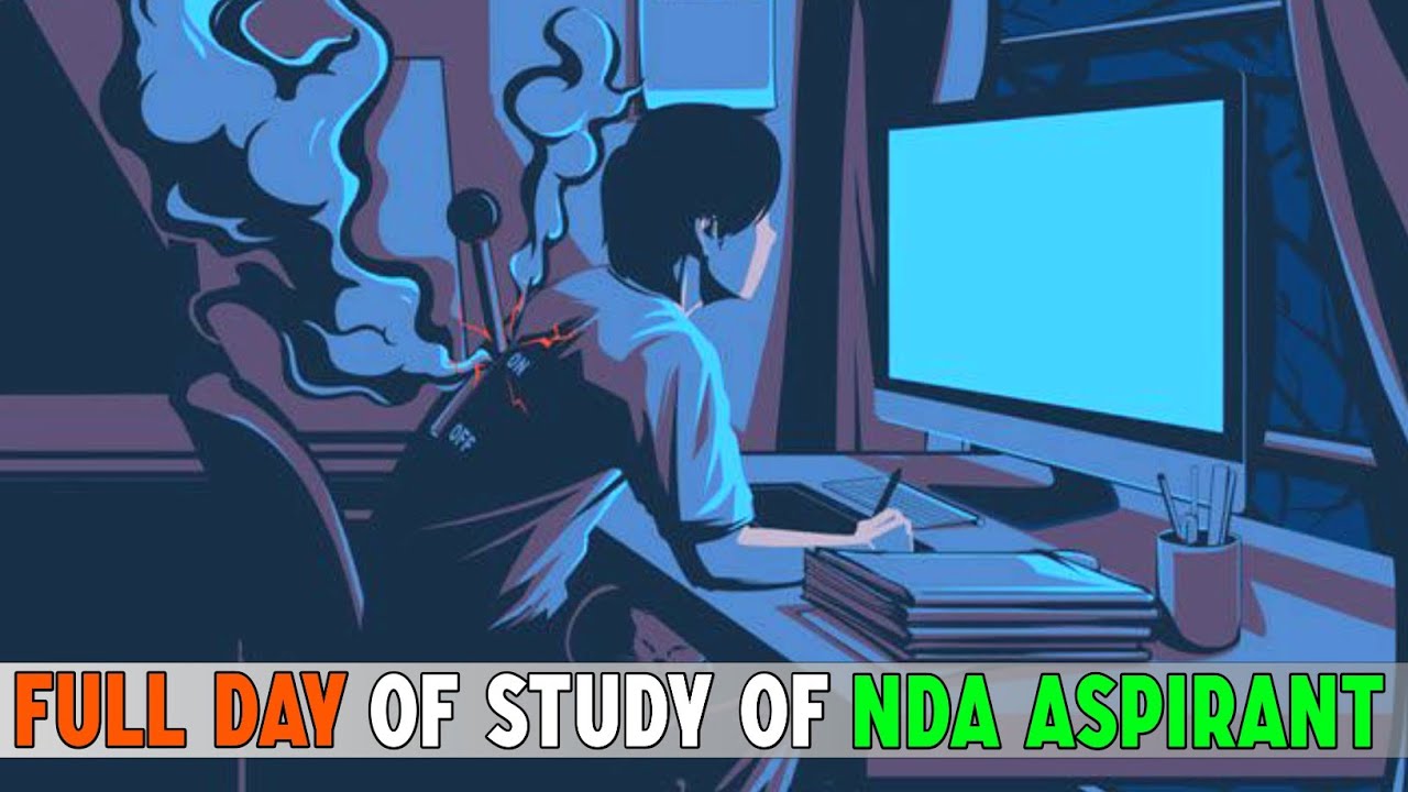 FULL DAY OF STUDY OF NDA ASPIRANT | LIFE OF EVERY NDA ASPIRANT ...