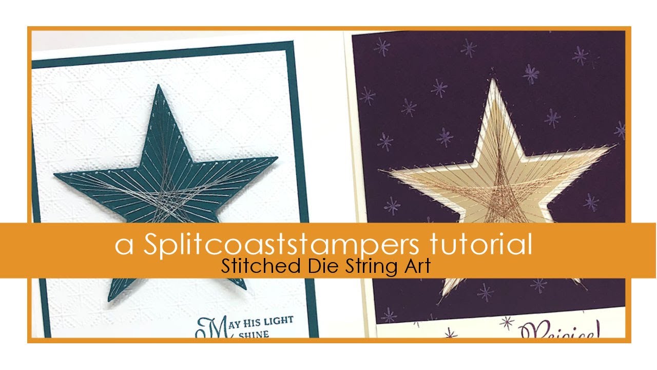 Stitched Die String Art - YouTube