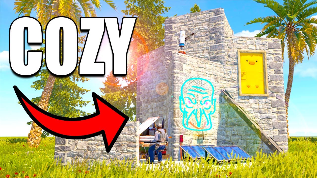 I Built The Coziest Loot Goblin Base In Rust - YouTube