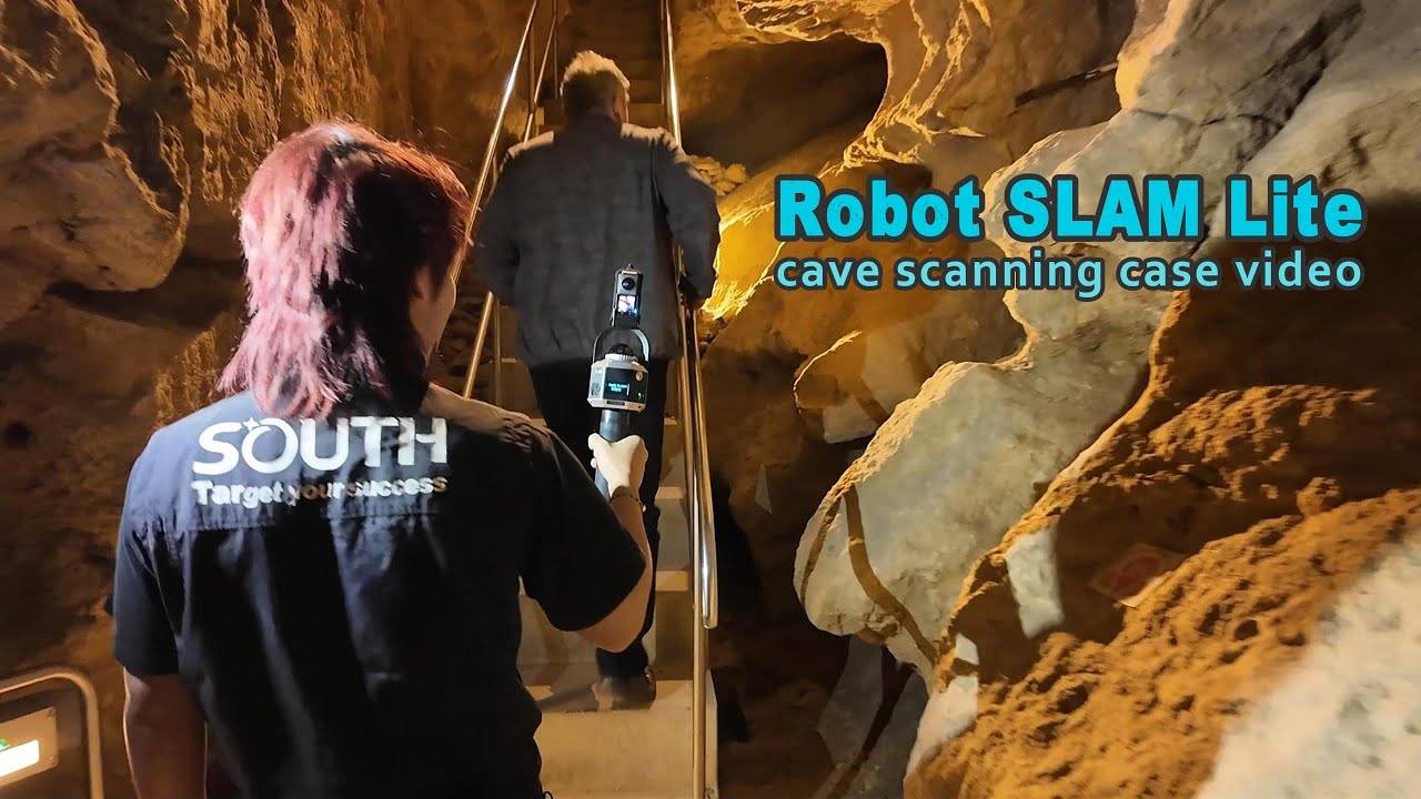RobotSLAM lite challenges complex cave scanning - more details are reflected in a stable system ...