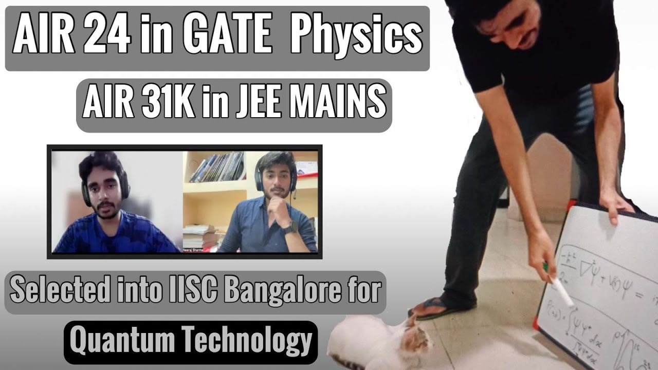 If you are a gate aspirant then Must watch it He is GATE physics topper ...