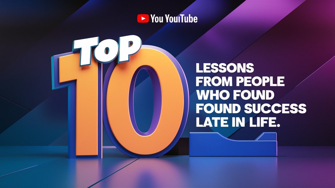 Top 10 Lessons From People Who Found Success Late in Life - YouTube