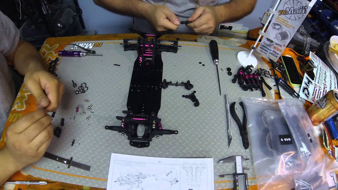 3Racing Sakura D4 RWD Build - Episode 3 - Time Lapse Build - YouTube